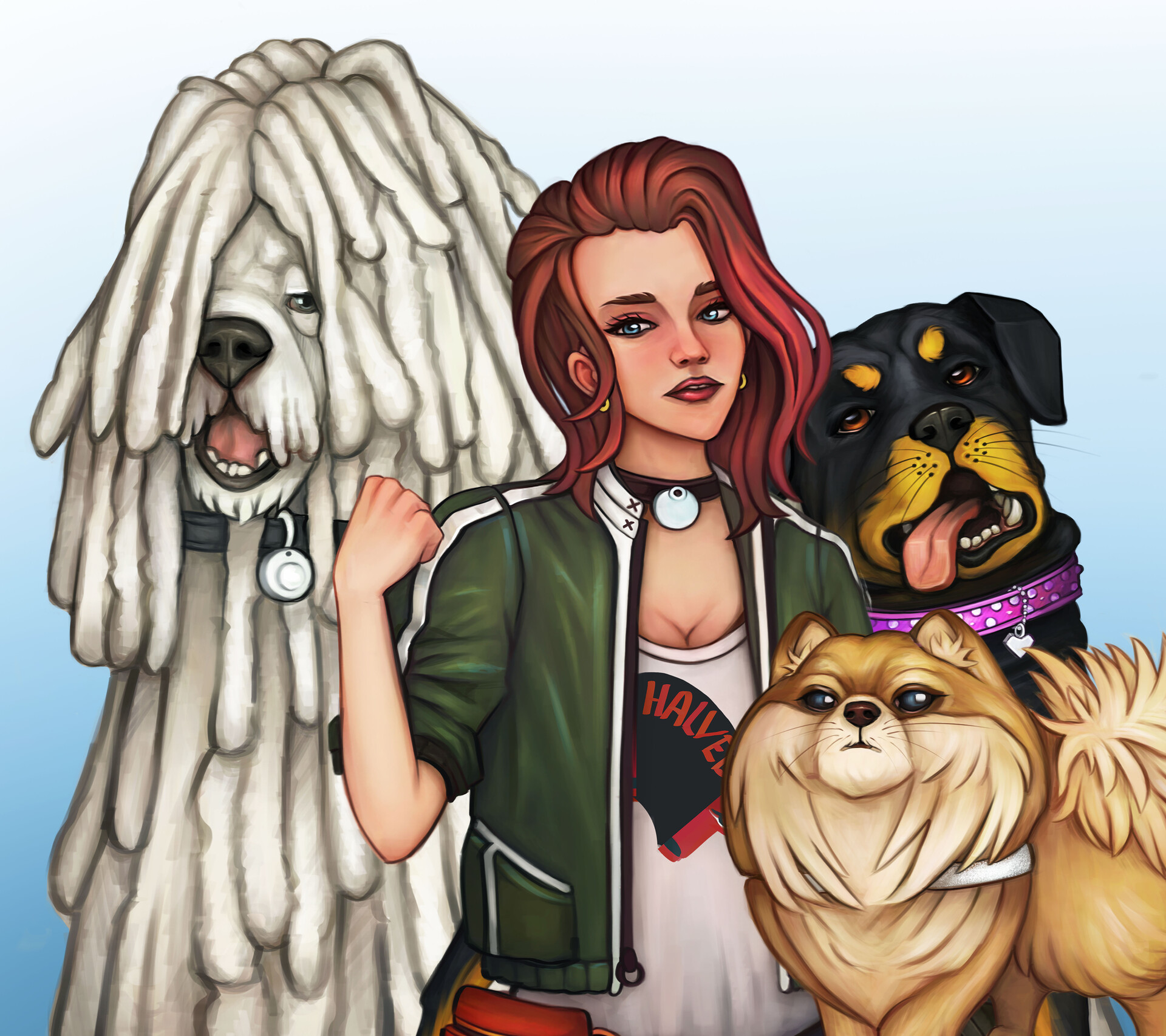ArtStation - Dog Handler | Concept Art