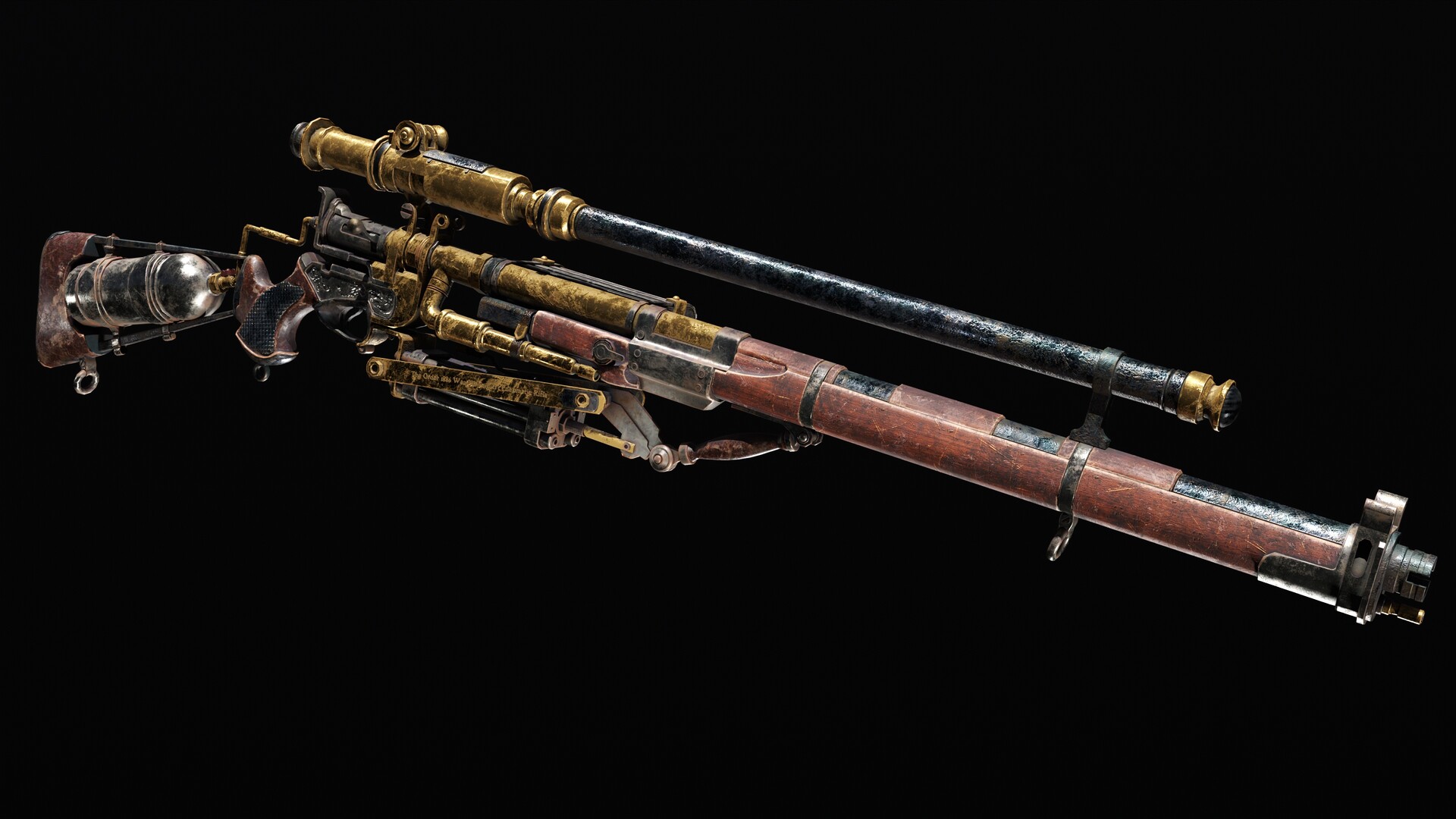 ArtStation - The Order 1886 Pneumatic Rifle FanArt