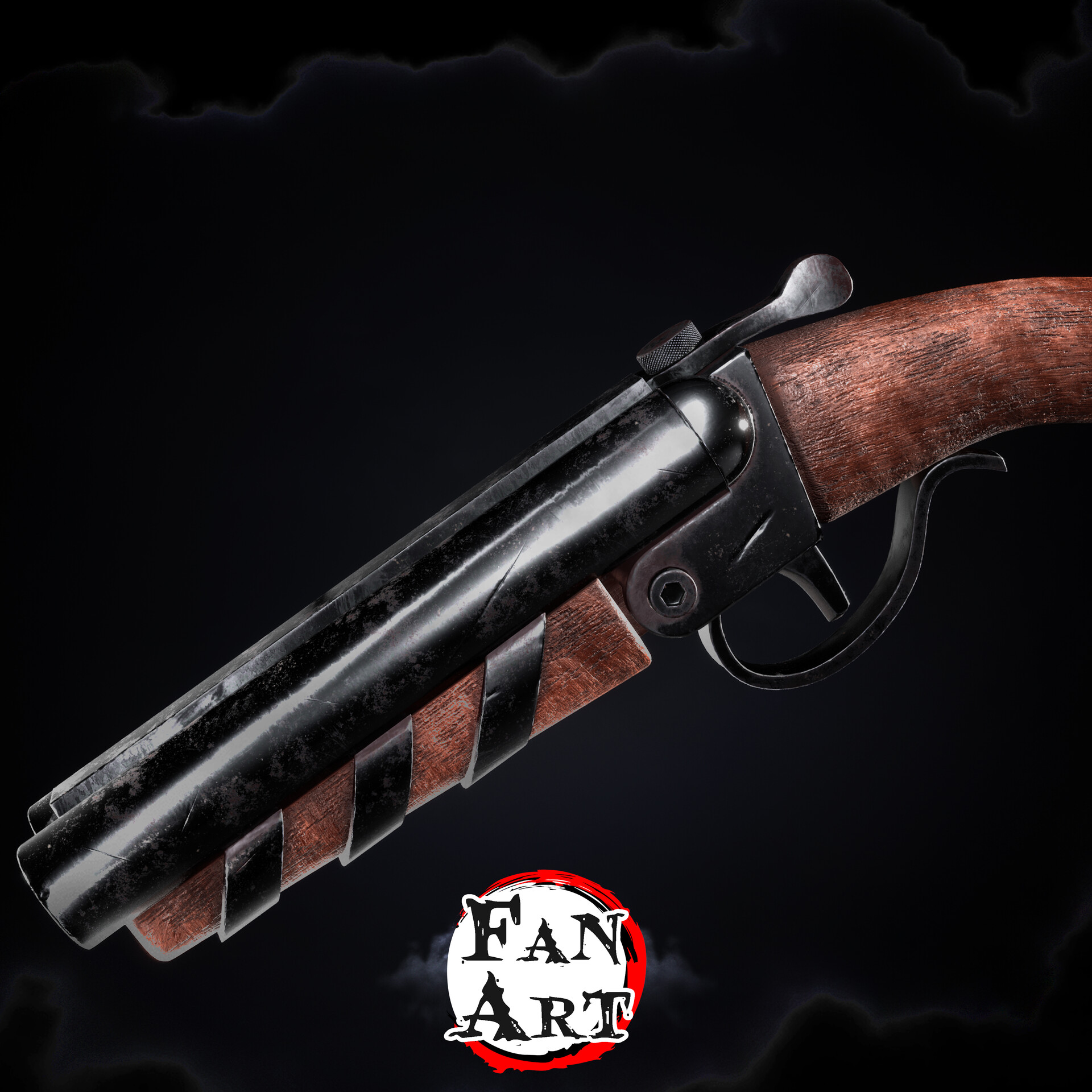 ArtStation - Demon Salyer - Genya Shotgun - FanArt