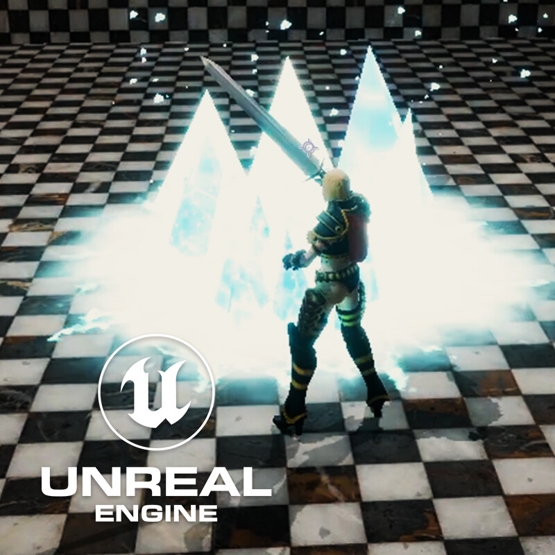 ArtStation - Ice Attack VFX