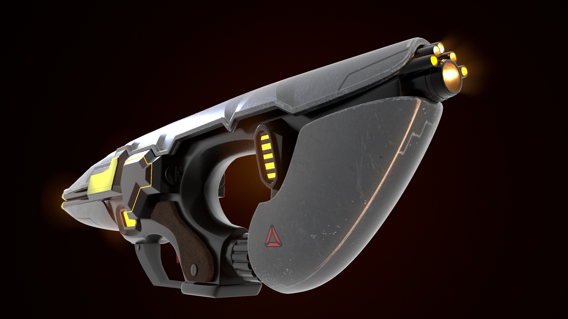 ArtStation - SCI-FI GUN ( plasma-blaster )