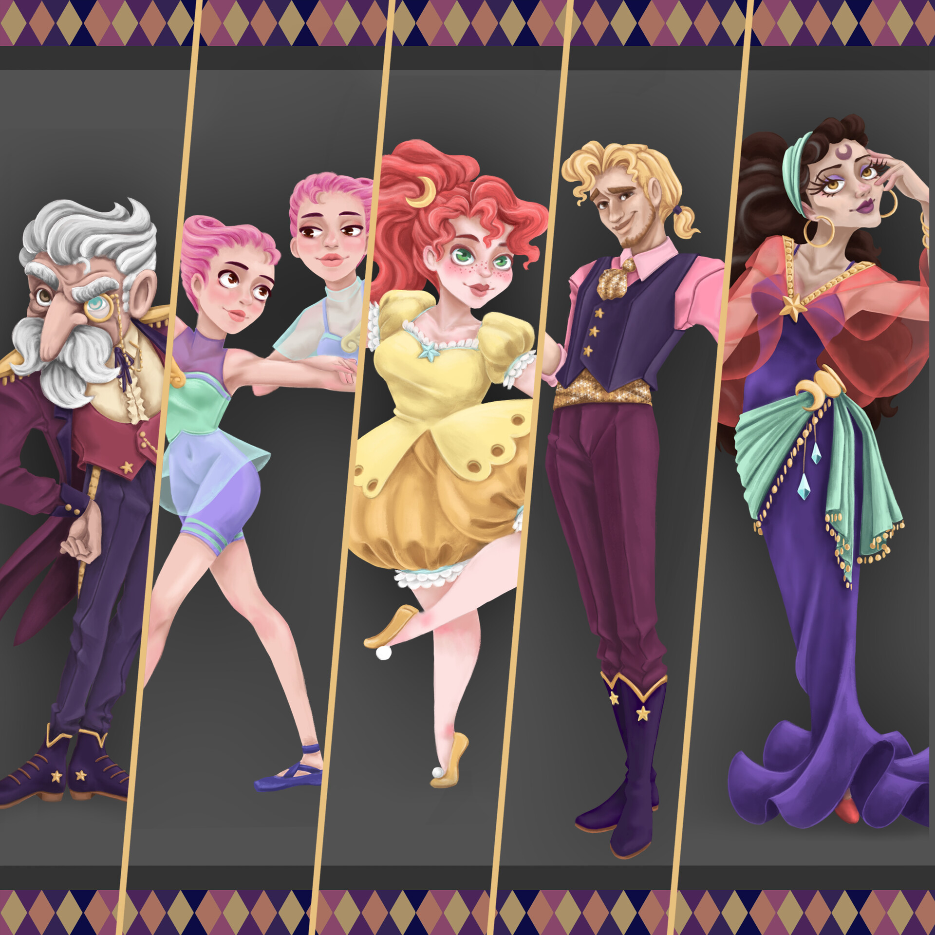 ArtStation - Circus Family Project