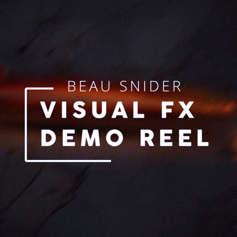 ArtStation - VFX Portfolio Reel