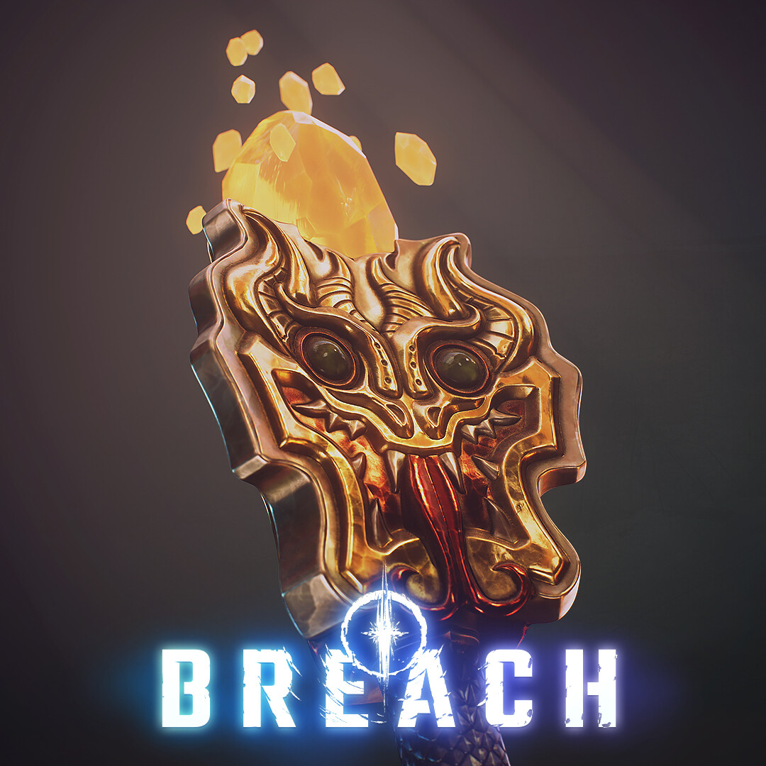 ArtStation - Breach: Demon Jewel Scepter