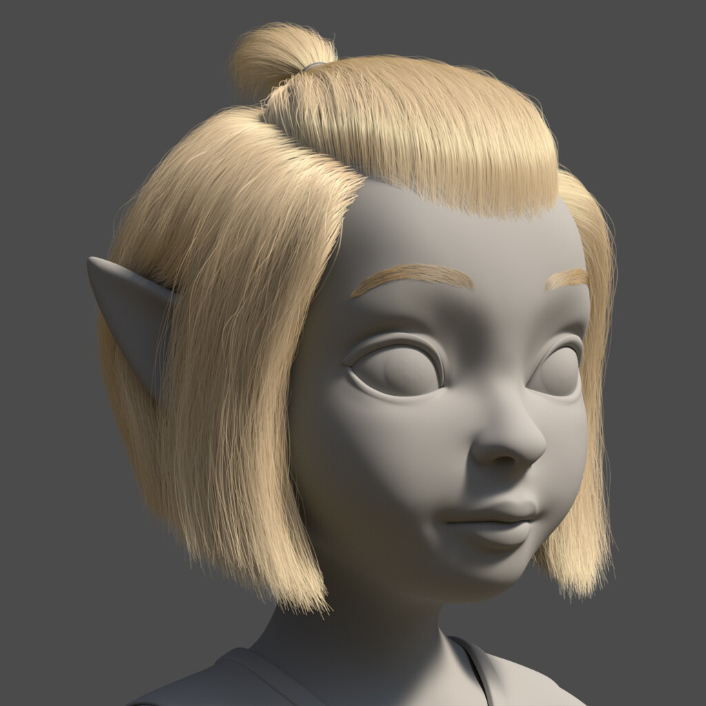 ArtStation - Sun elf girl (Bayala)