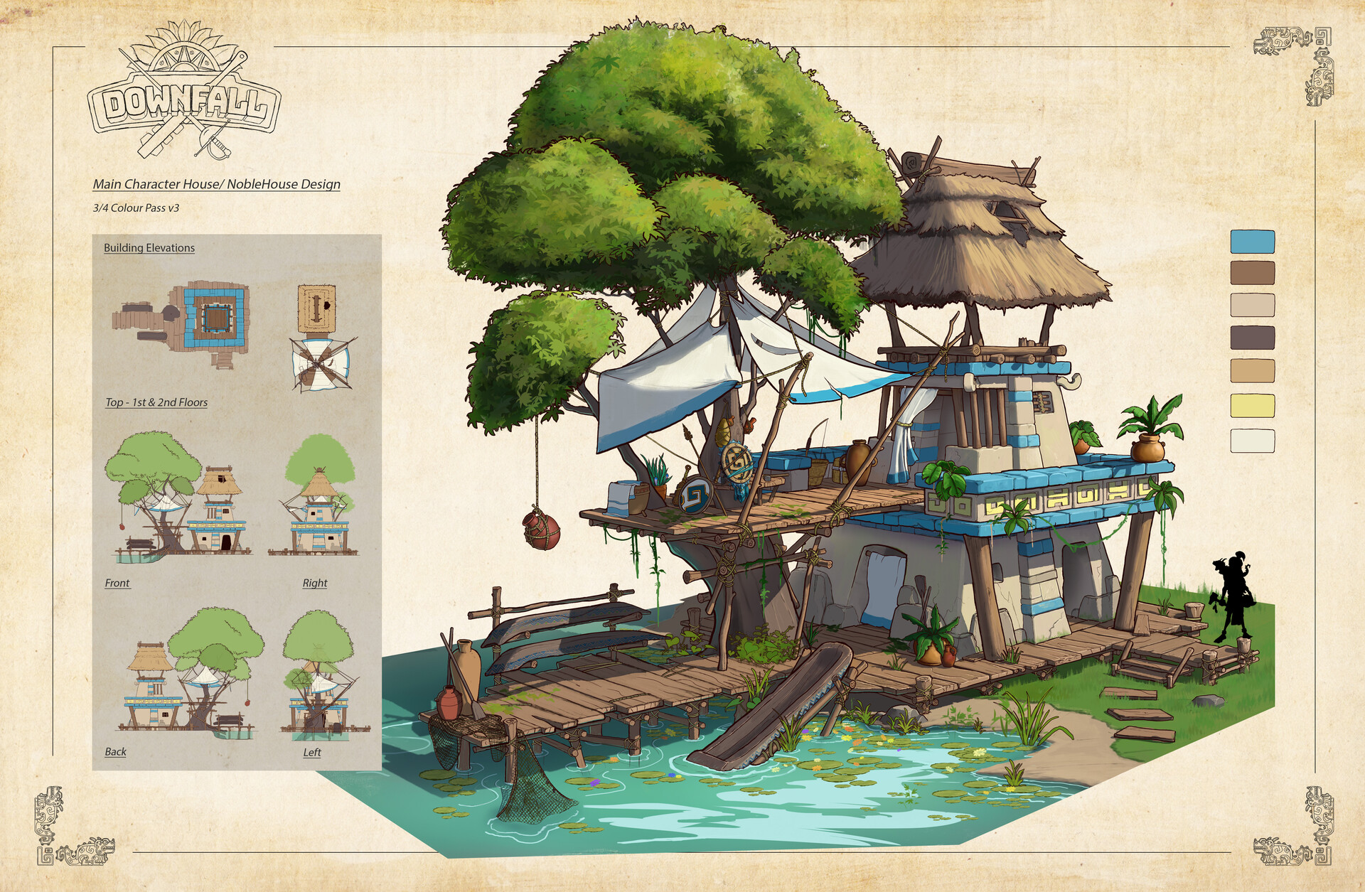 ArtStation - Project Downfall - The Protagonist's House