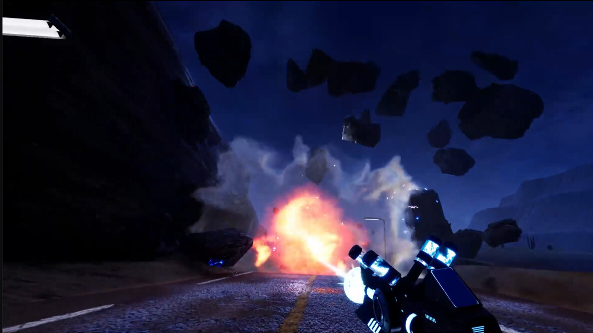 ArtStation - Rocks Blocking Path Simulation (VR Game)