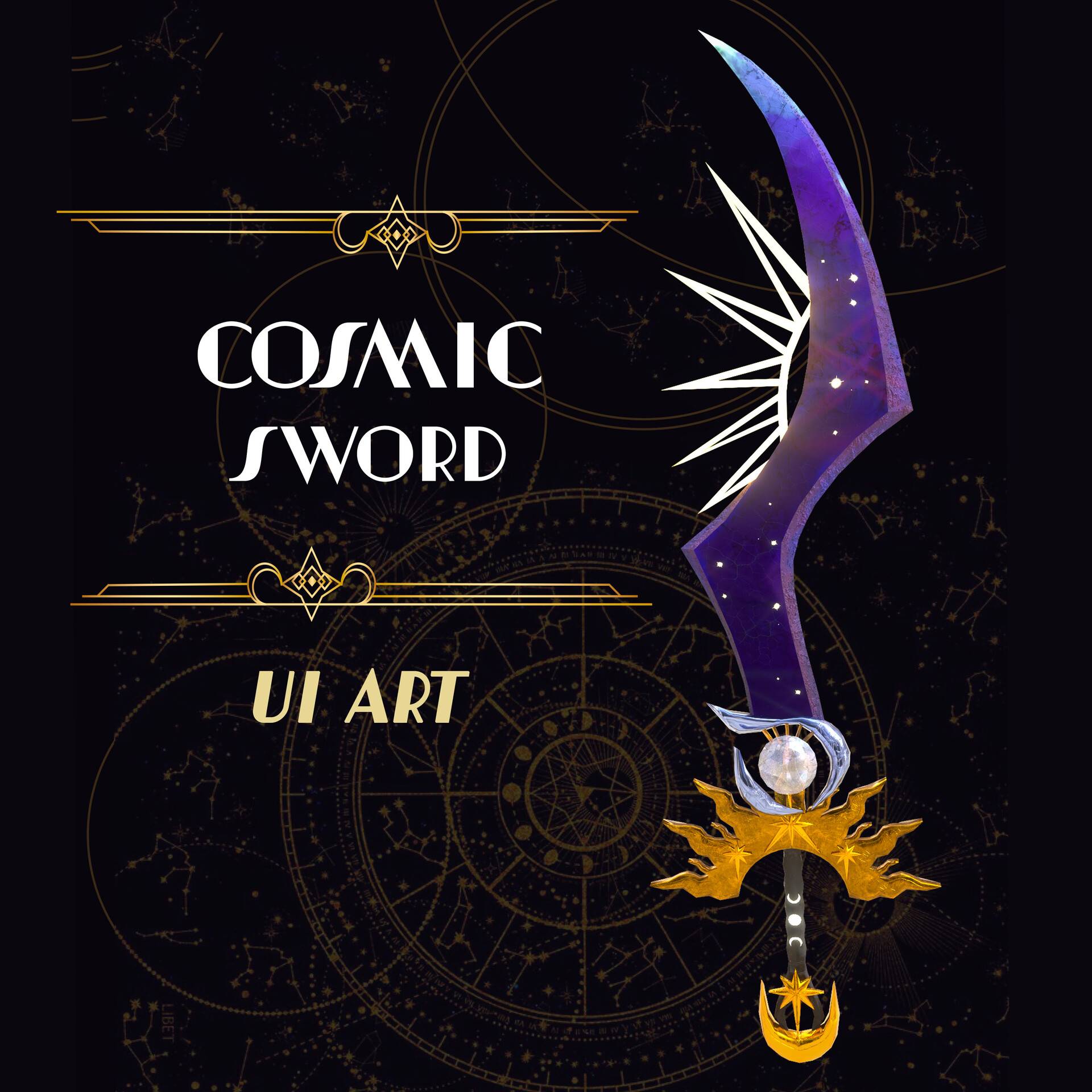 ArtStation - UI Concept - Cosmic Sword