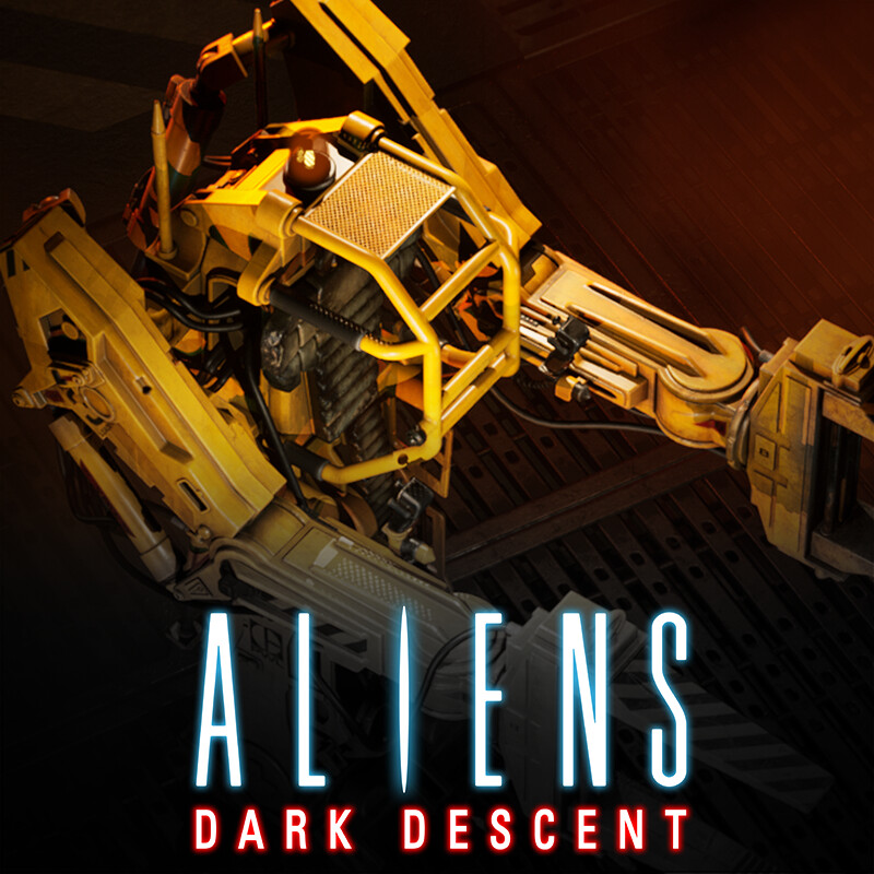ArtStation - Aliens Dark Descent : P-5000 Power Loader