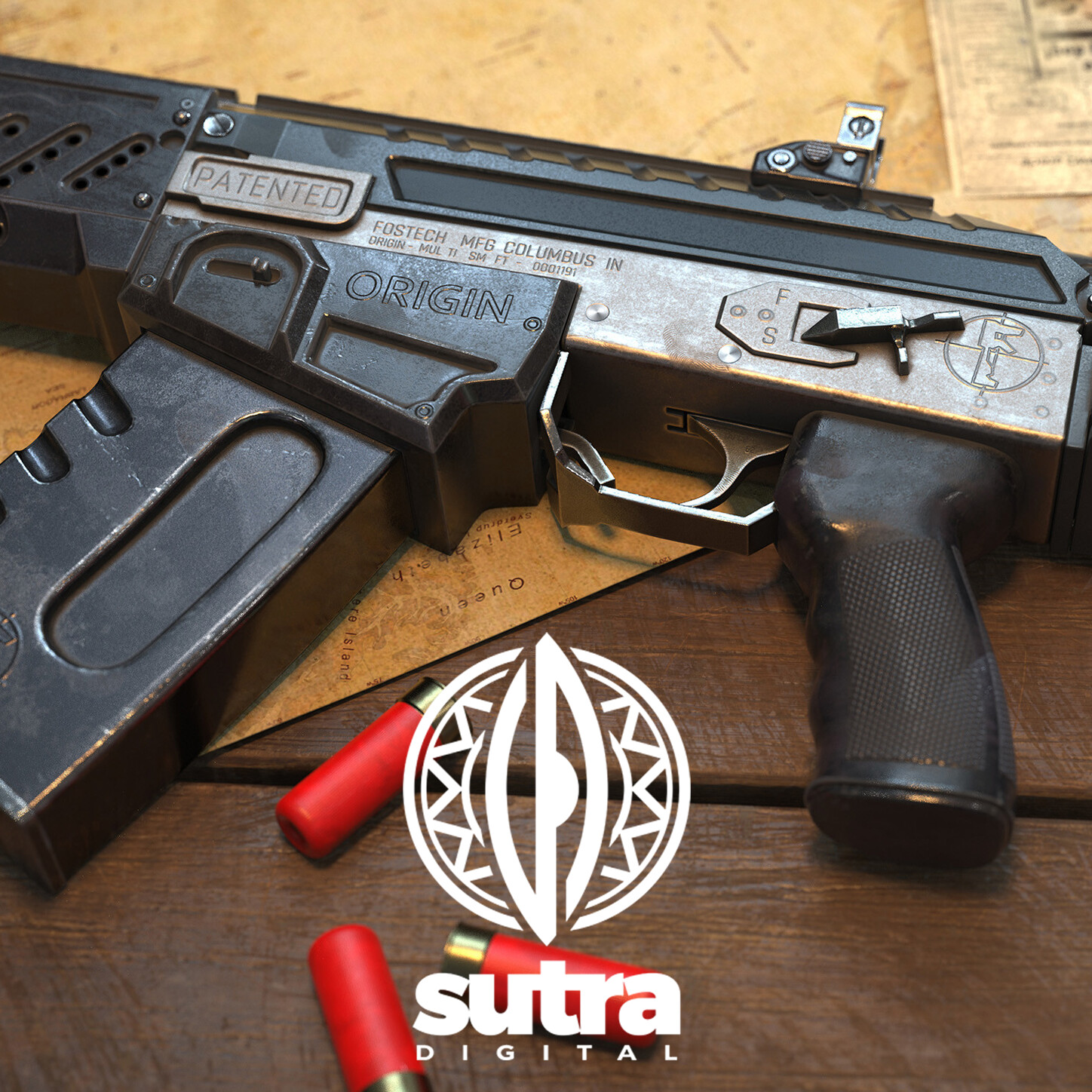 ArtStation - Origin-12 Barrel shotgun