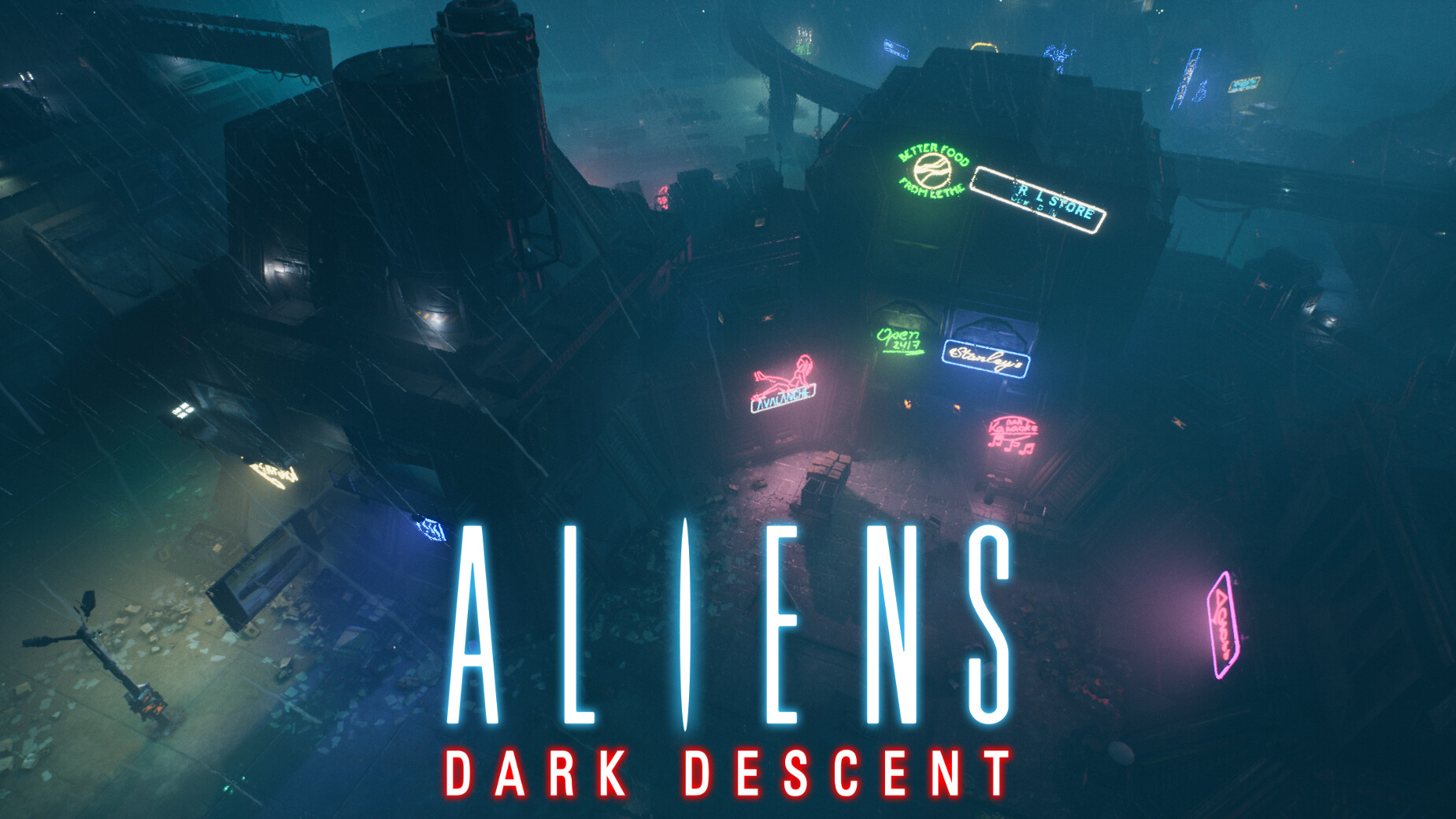 ArtStation - Aliens Dark Descent Tantalus Station Lighting