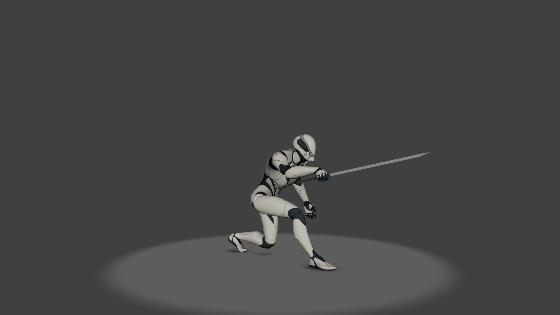 ArtStation - Jump attack animation cycle