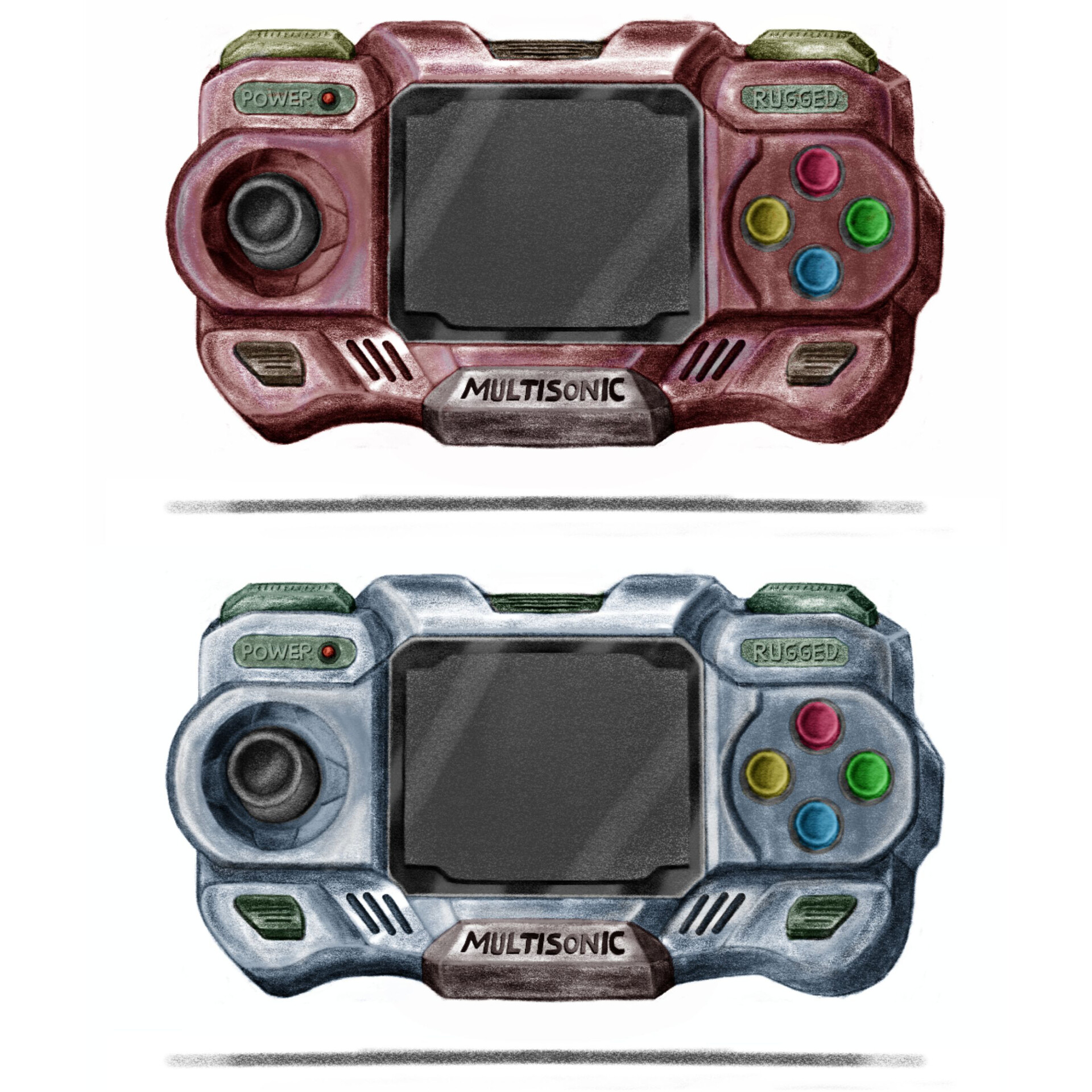 ArtStation - Free-Time Sketches of some Retro Devices