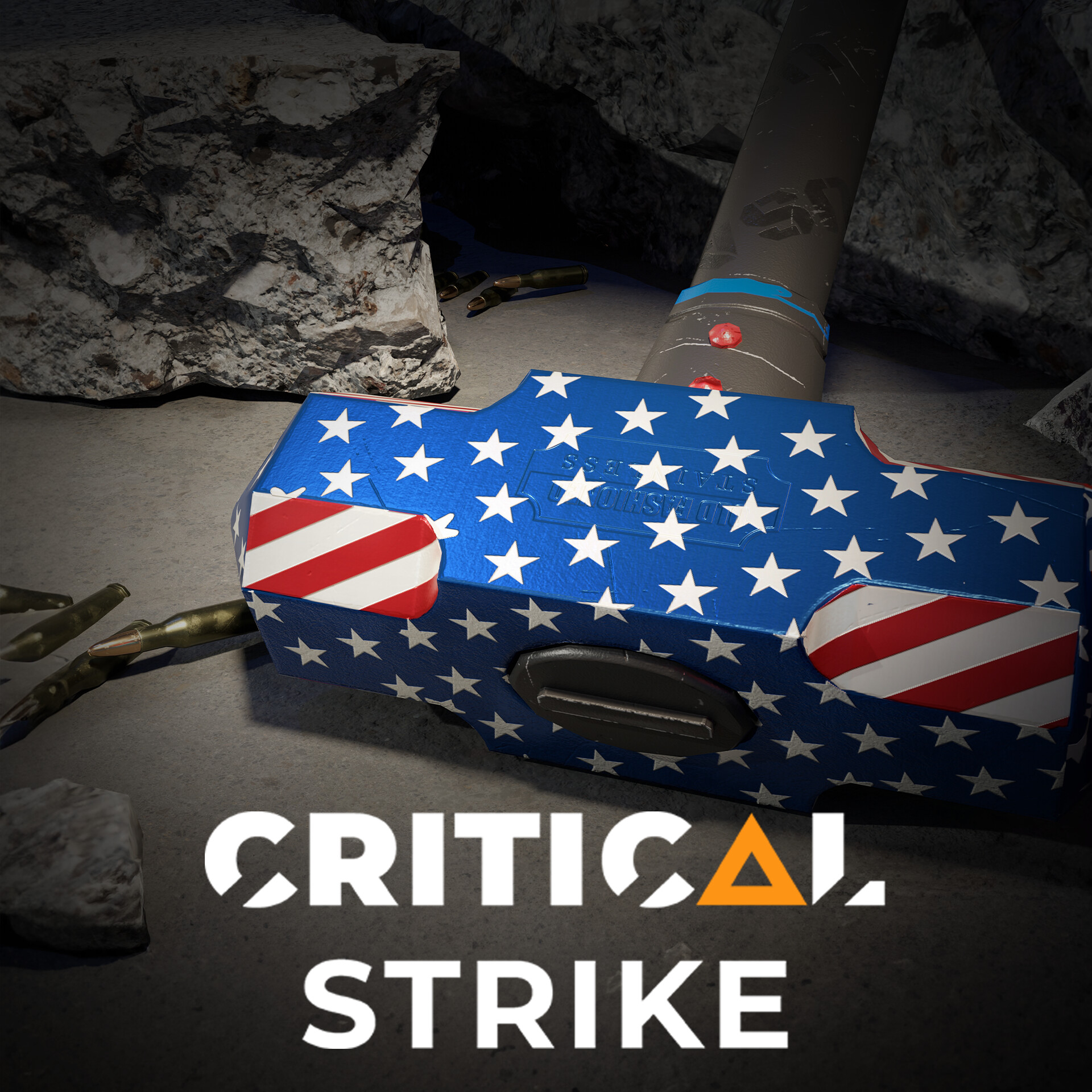 ArtStation - CRITICAL STRIKE | "Freedom" Hammer skin design