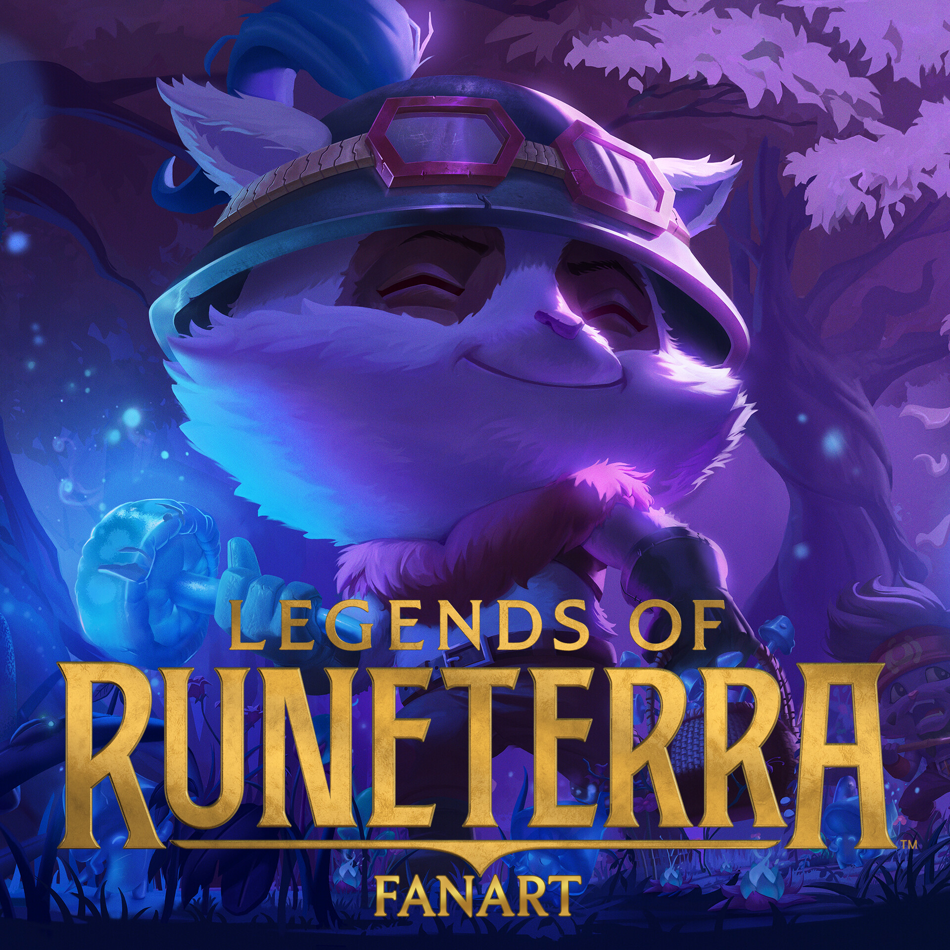 ArtStation - TEEMO Magic Mushroom Hunter - FANART LEGENDS OF RUNETERRA
