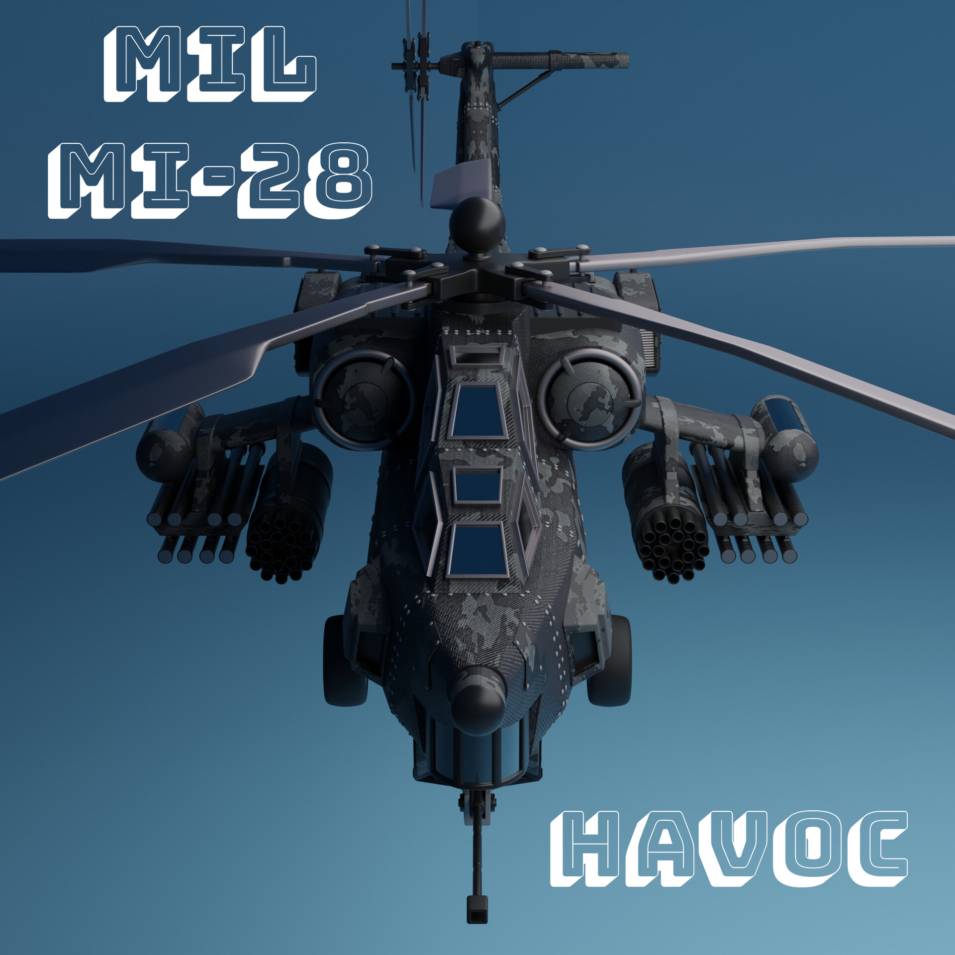 ArtStation - Helicopter Mil Mi-28 Havoc