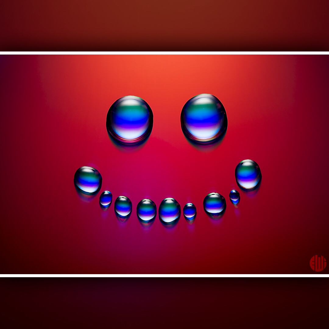 ArtStation - Water Droplets Smile