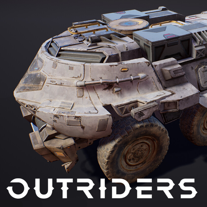 ArtStation - Outriders - Vehicles, Props and Vegetation