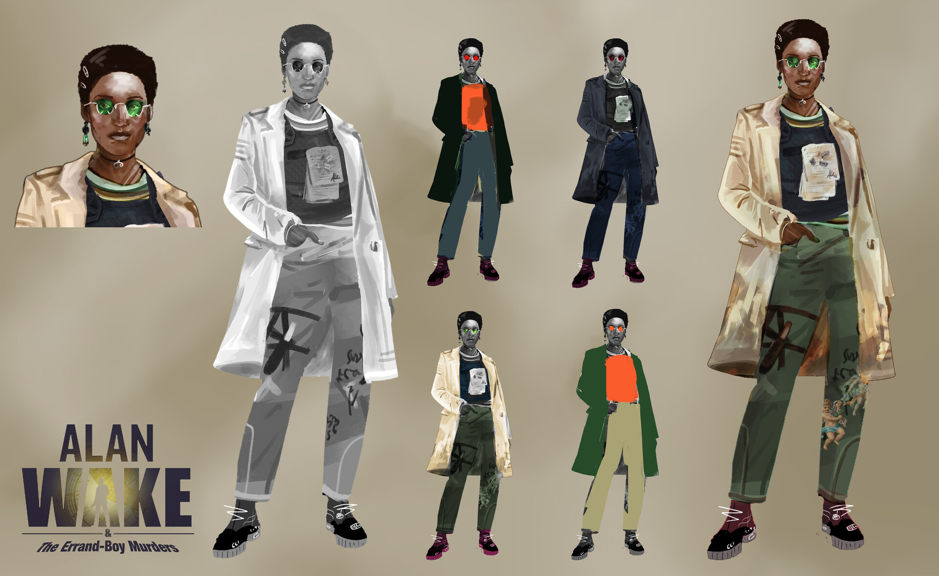 ArtStation - Character Designs : faux-Alan Wake game concept