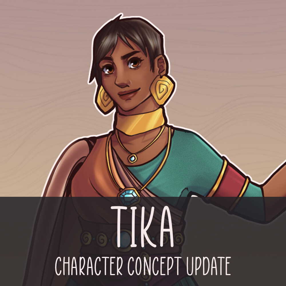 ArtStation - Tika | CHARACTER CONCEPT UPDATE