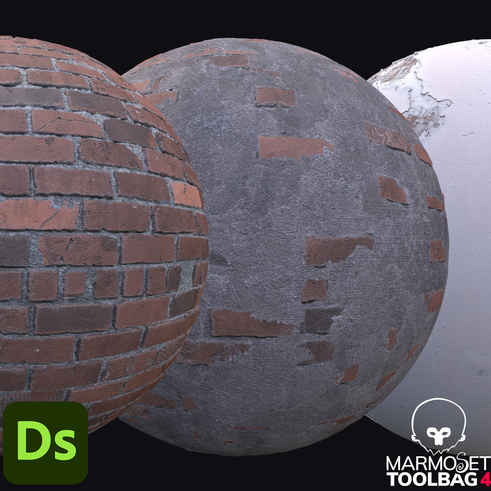 ArtStation - Brick Wall - Substance Designer