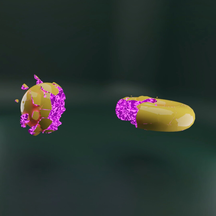 ArtStation - cell destruction test