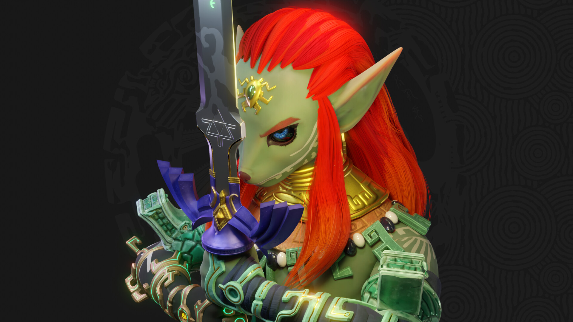 ArtStation - Ancient Hero - Zelda Tears of the Kingdom