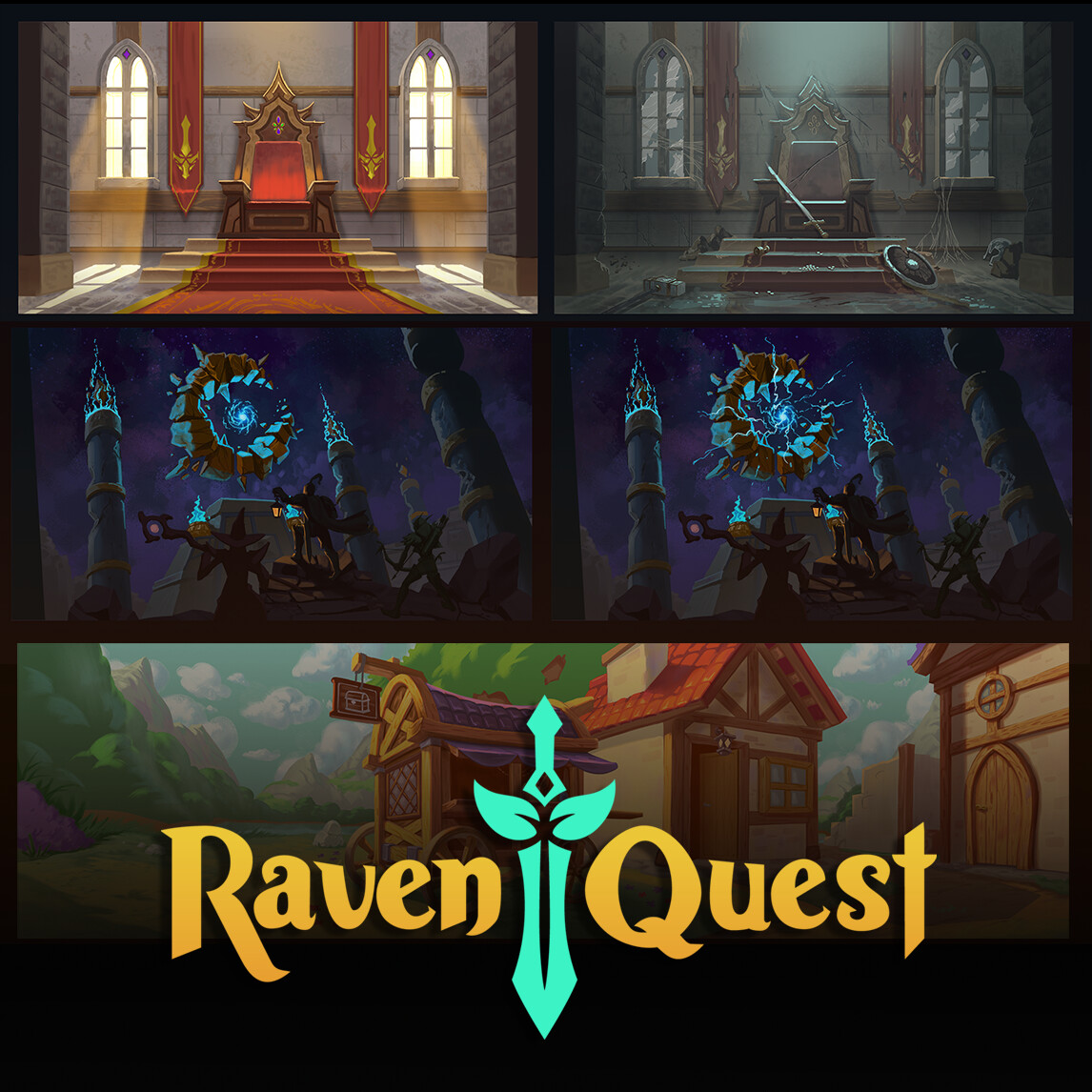ArtStation - Paintings volume 02 - RavenQuest Official Trailer