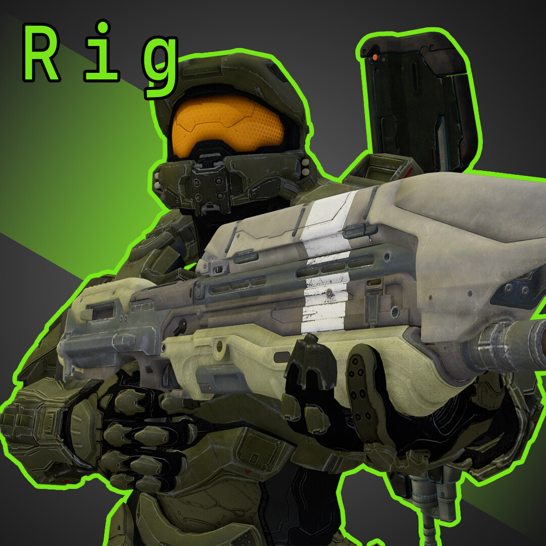 ArtStation - Halo 5 Master Chief Rig V1