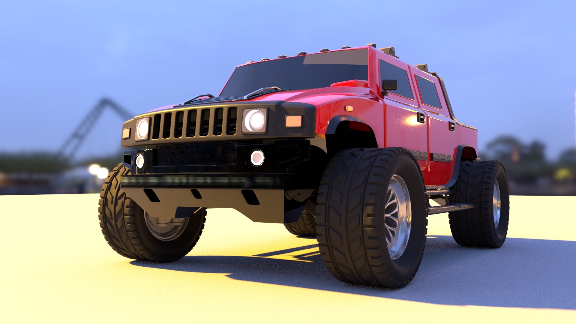 ArtStation - HUMMER H2