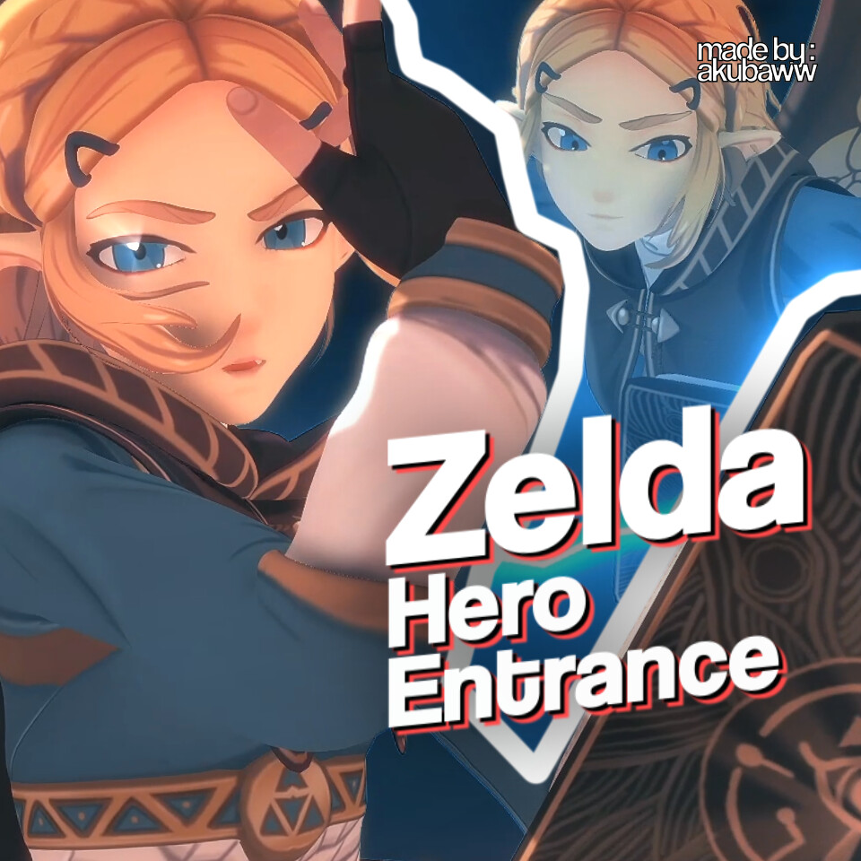ArtStation - Hero Entrance Zelda!!