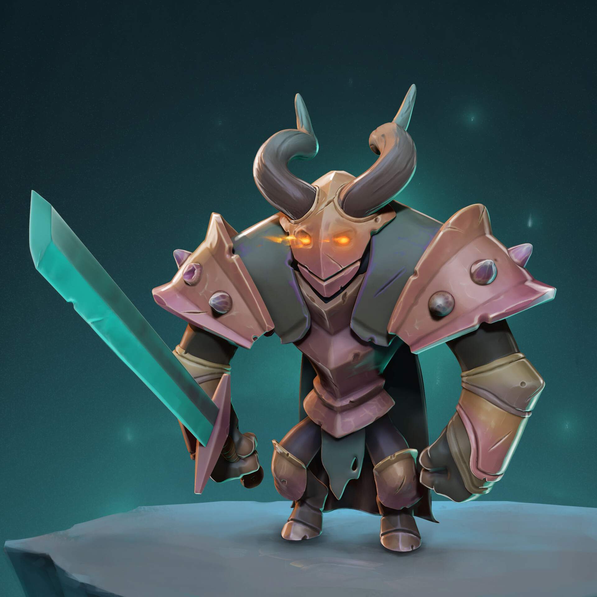 ArtStation - Demon Armor