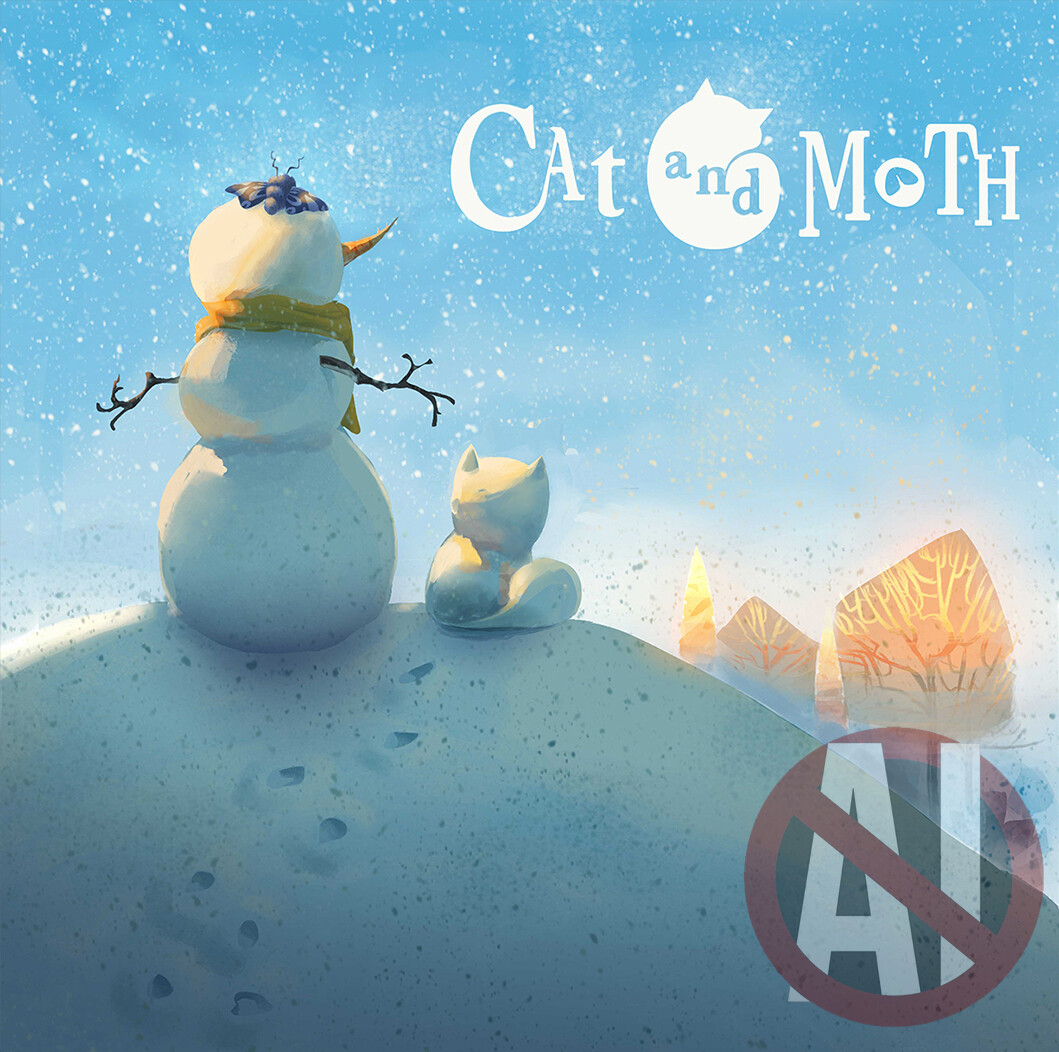 ArtStation - Cat and Moth