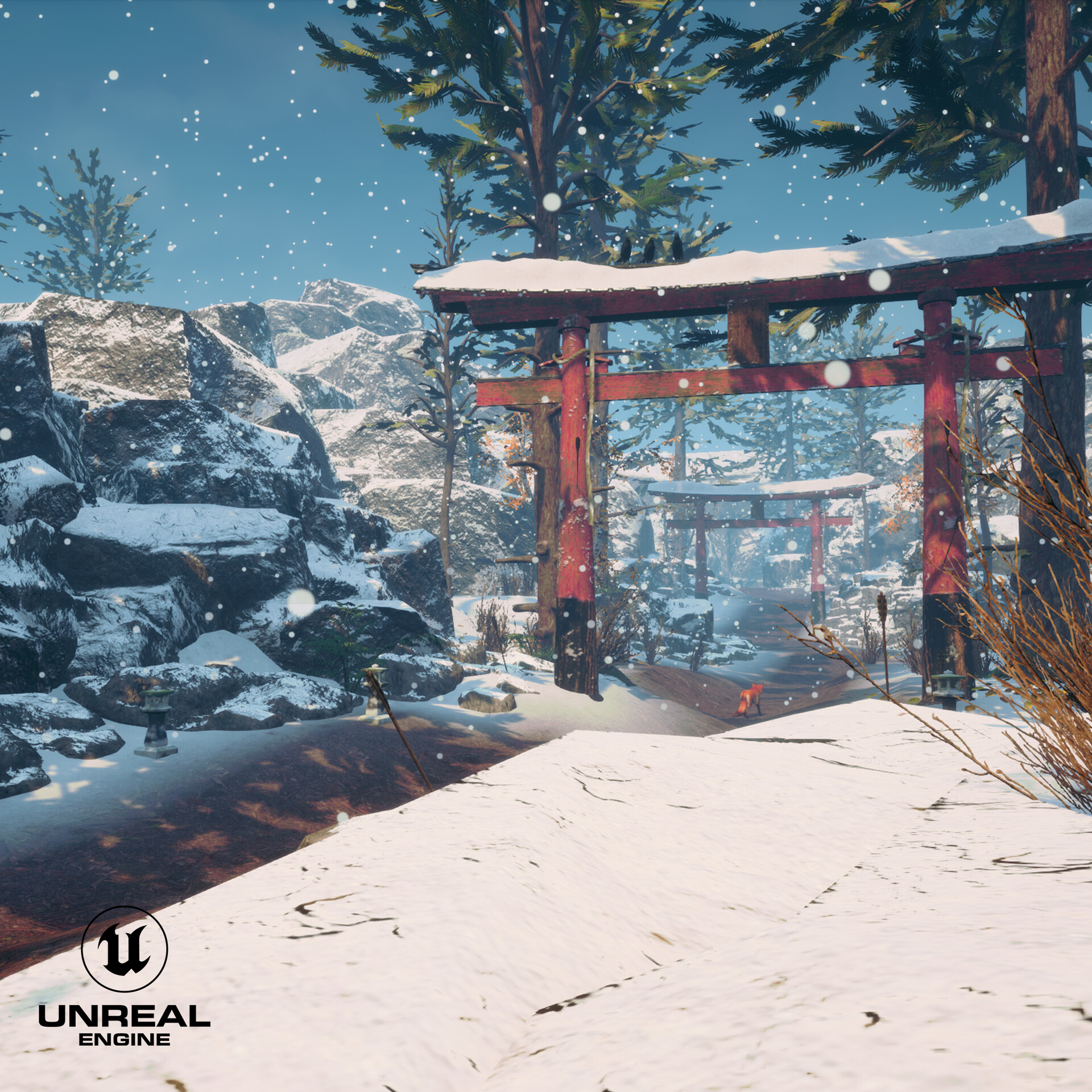 ArtStation - Snowy Path