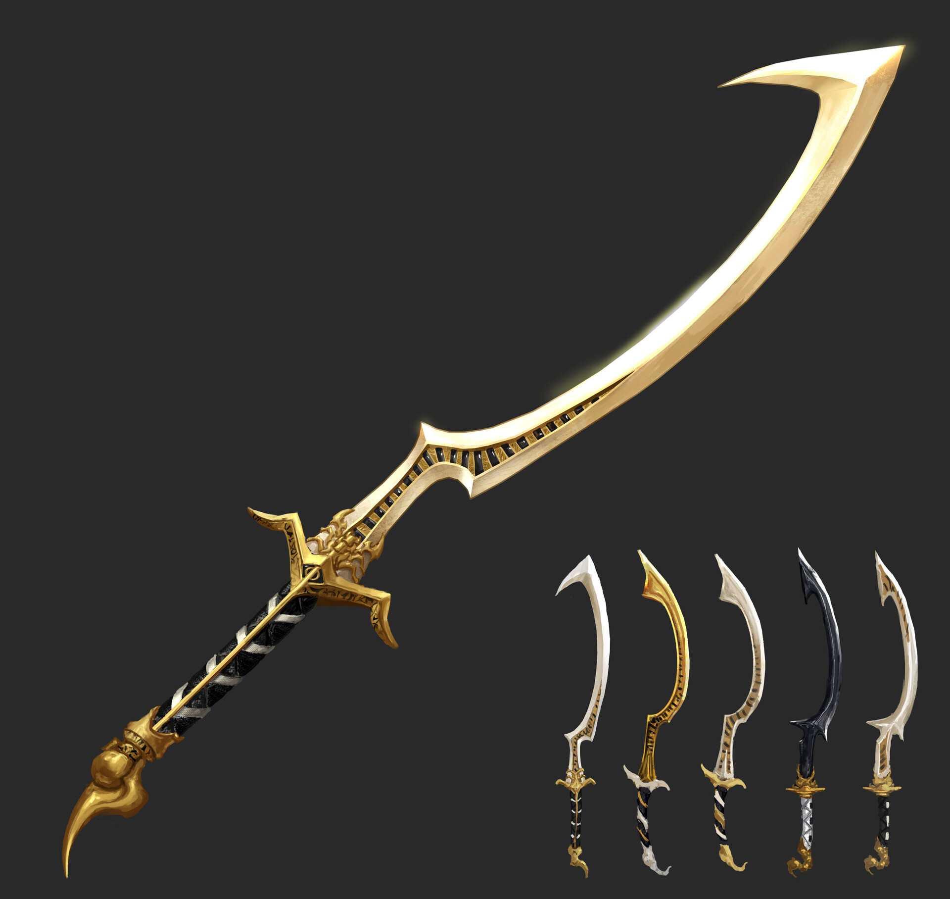 ArtStation - Temple guard's Khopesh