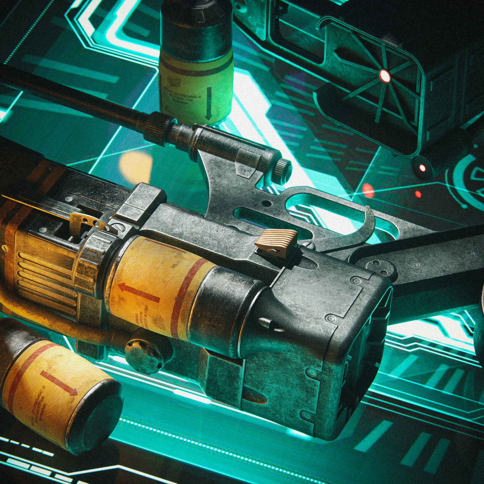 ArtStation - fallout "aer9" riffle