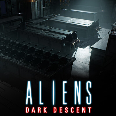 ArtStation - Aliens Dark Descent Space Station Kitchen