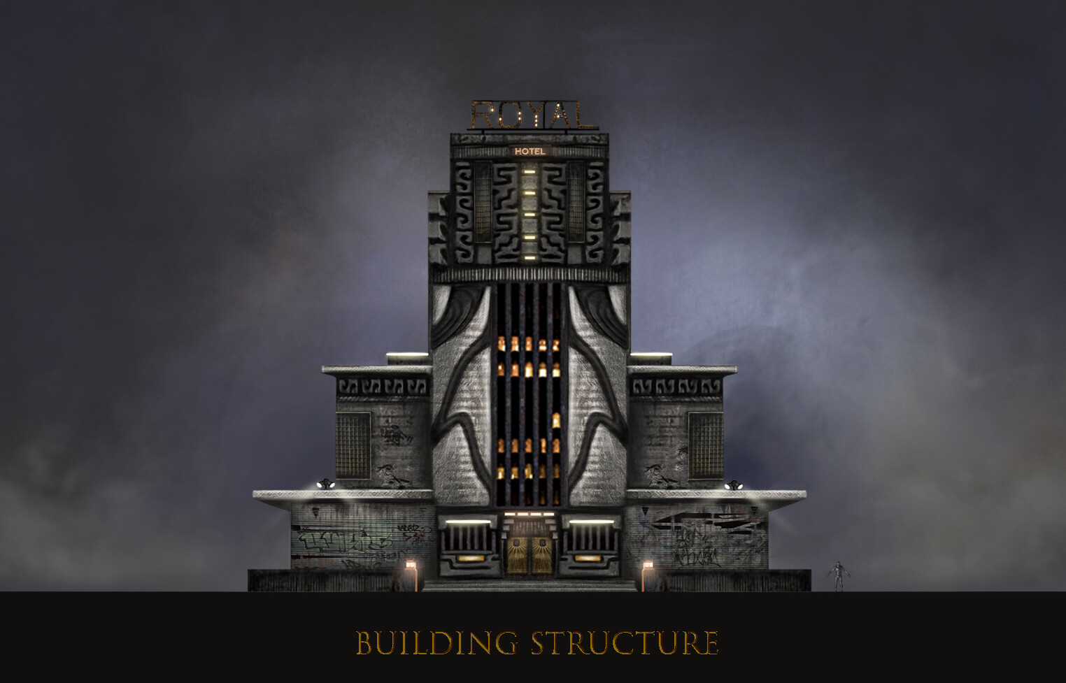 ArtStation - Building Structure Concept