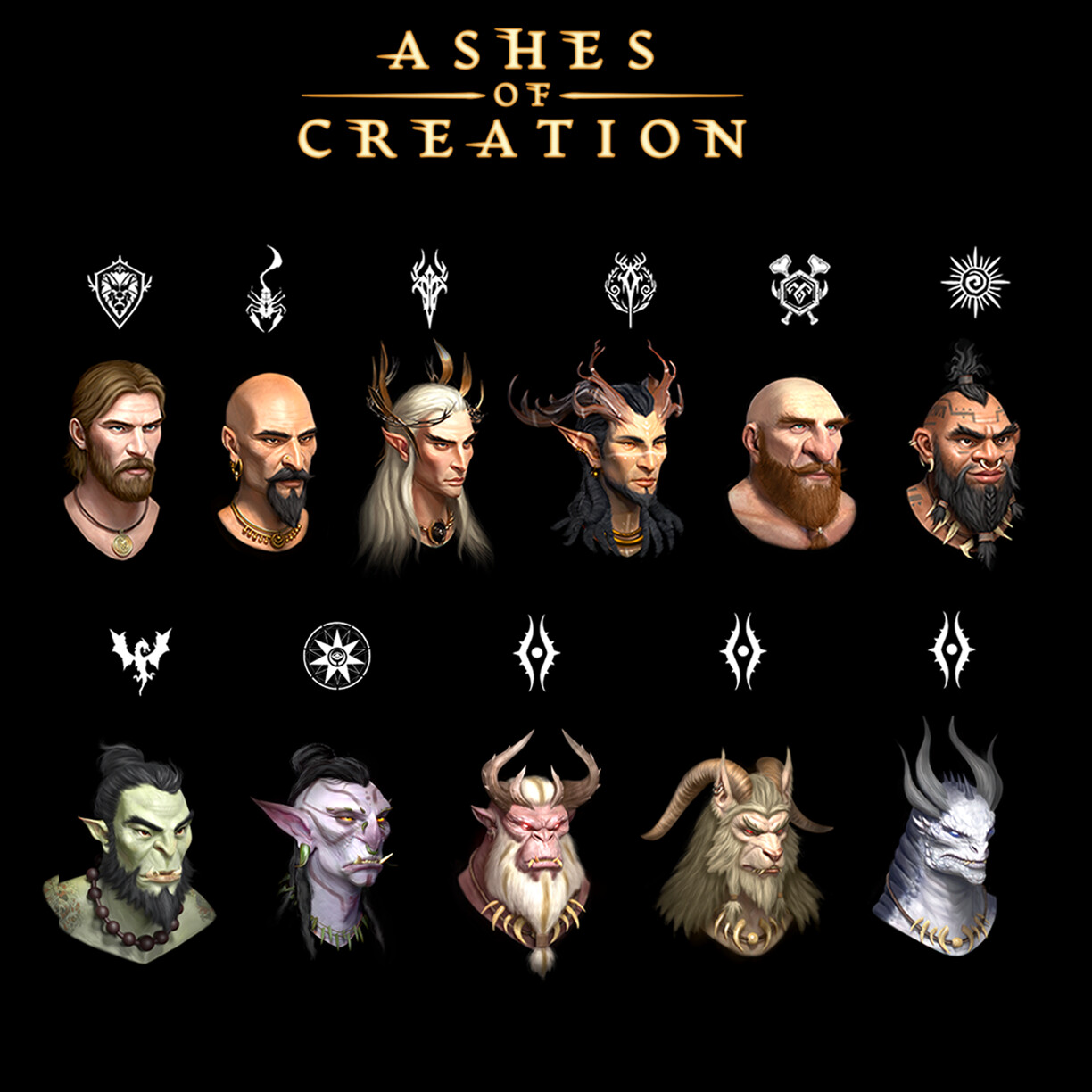 ArtStation - Ashes of Creation - Playable Races - Concepts