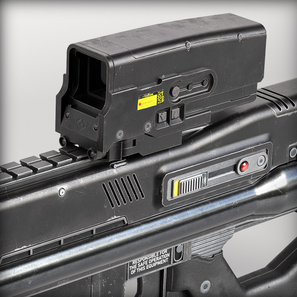 ArtStation - Laser Rifle