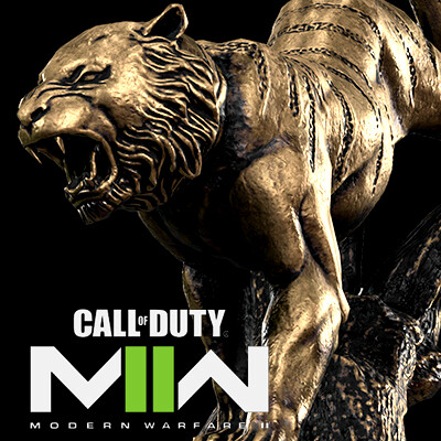 ArtStation - Call of Duty Modern Warfare 2 - Tiger statue