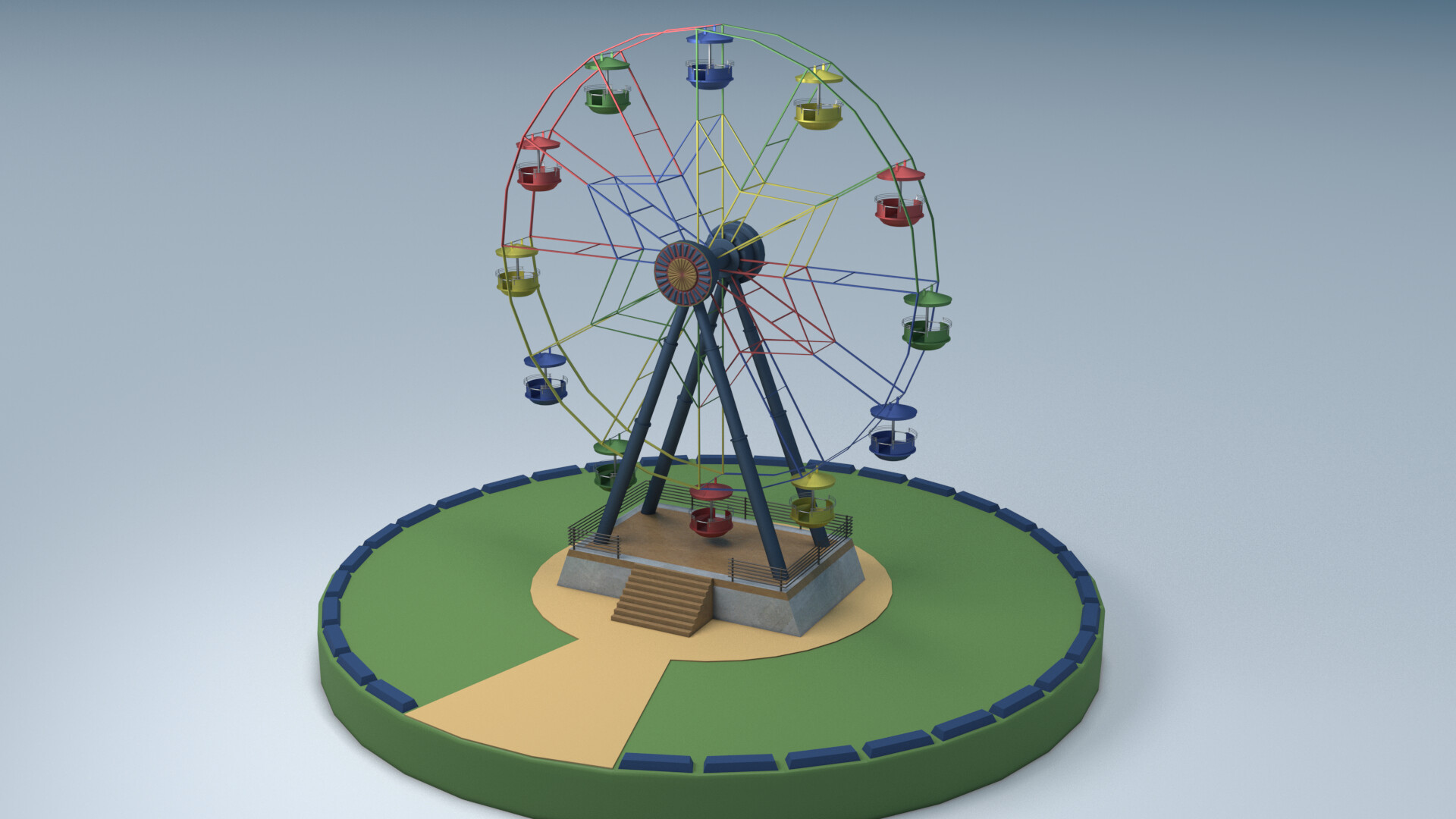 ArtStation - Ferris Wheel Animation