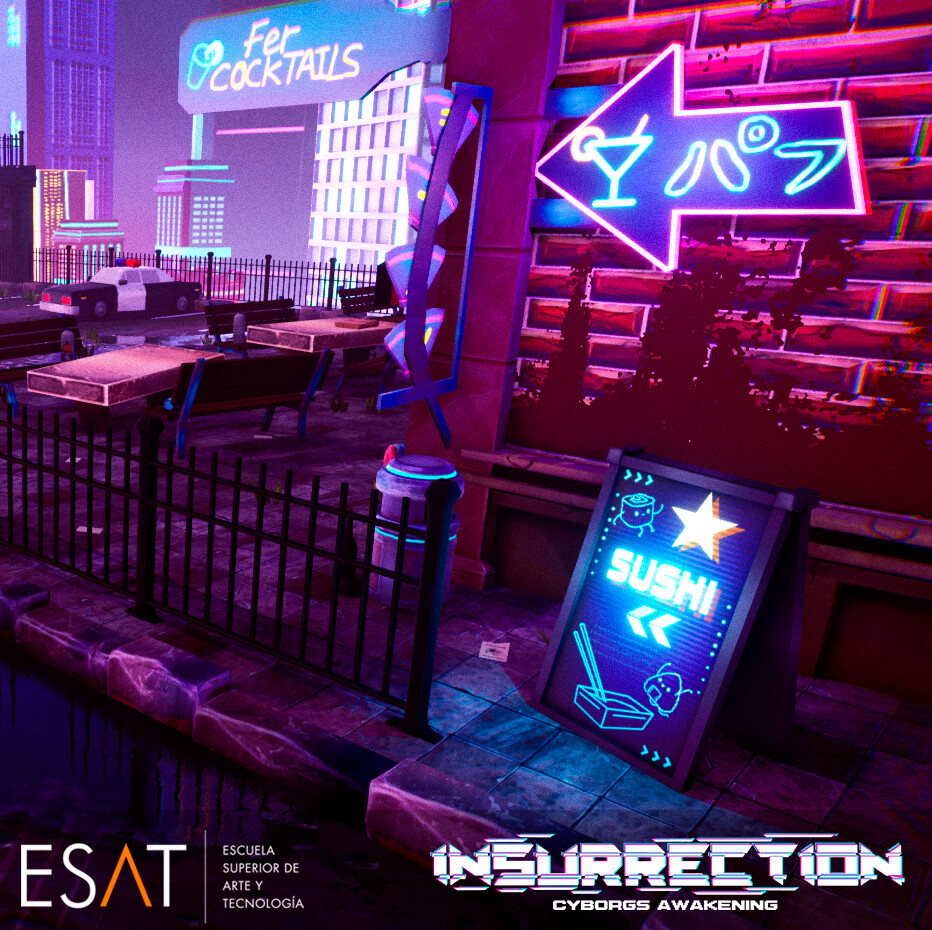 ArtStation - "Insurrection: Cyborgs Awakening" - Environment