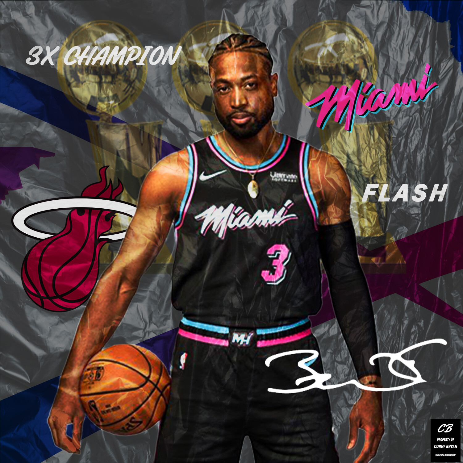 ArtStation - Honoring Dwyane Wade