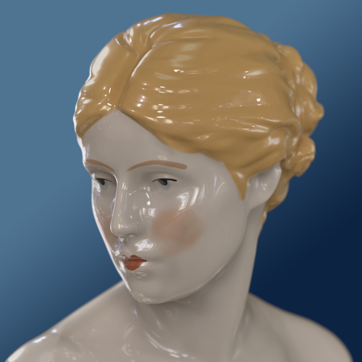 ArtStation - Porcelain woman