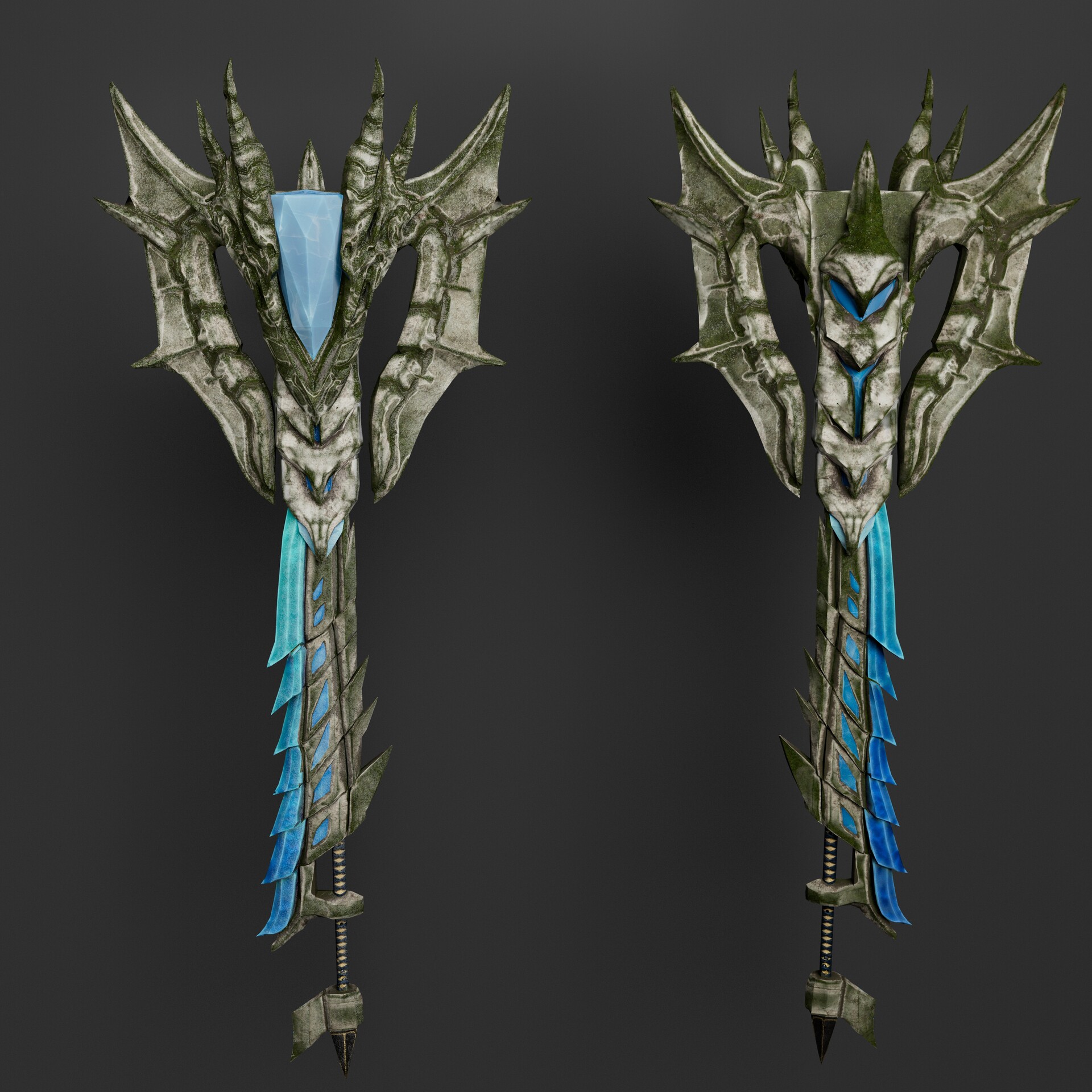 ArtStation - Monster Hunter Fan Art. Old World Charge Blade Game Asset ...