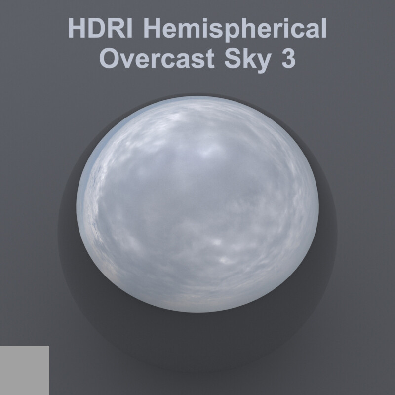 ArtStation - HDRI Hemispherical Overcast Sky 0003