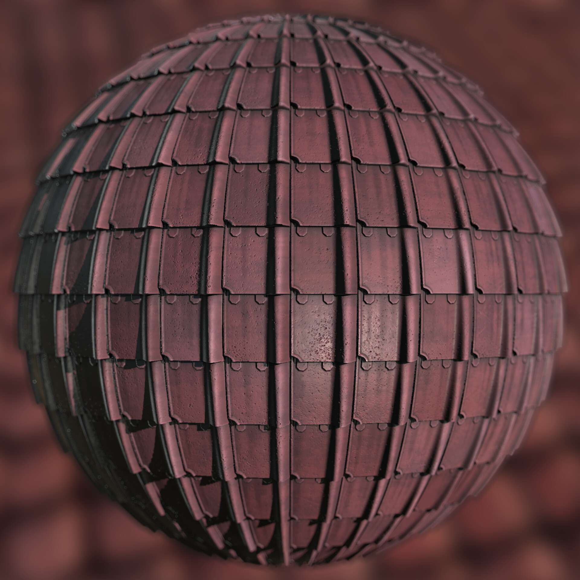 ArtStation - Tile roof