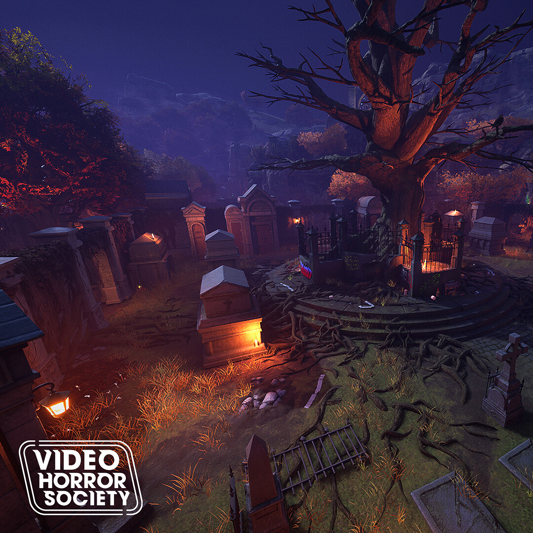 ArtStation - Video Horror Society - Graveyard