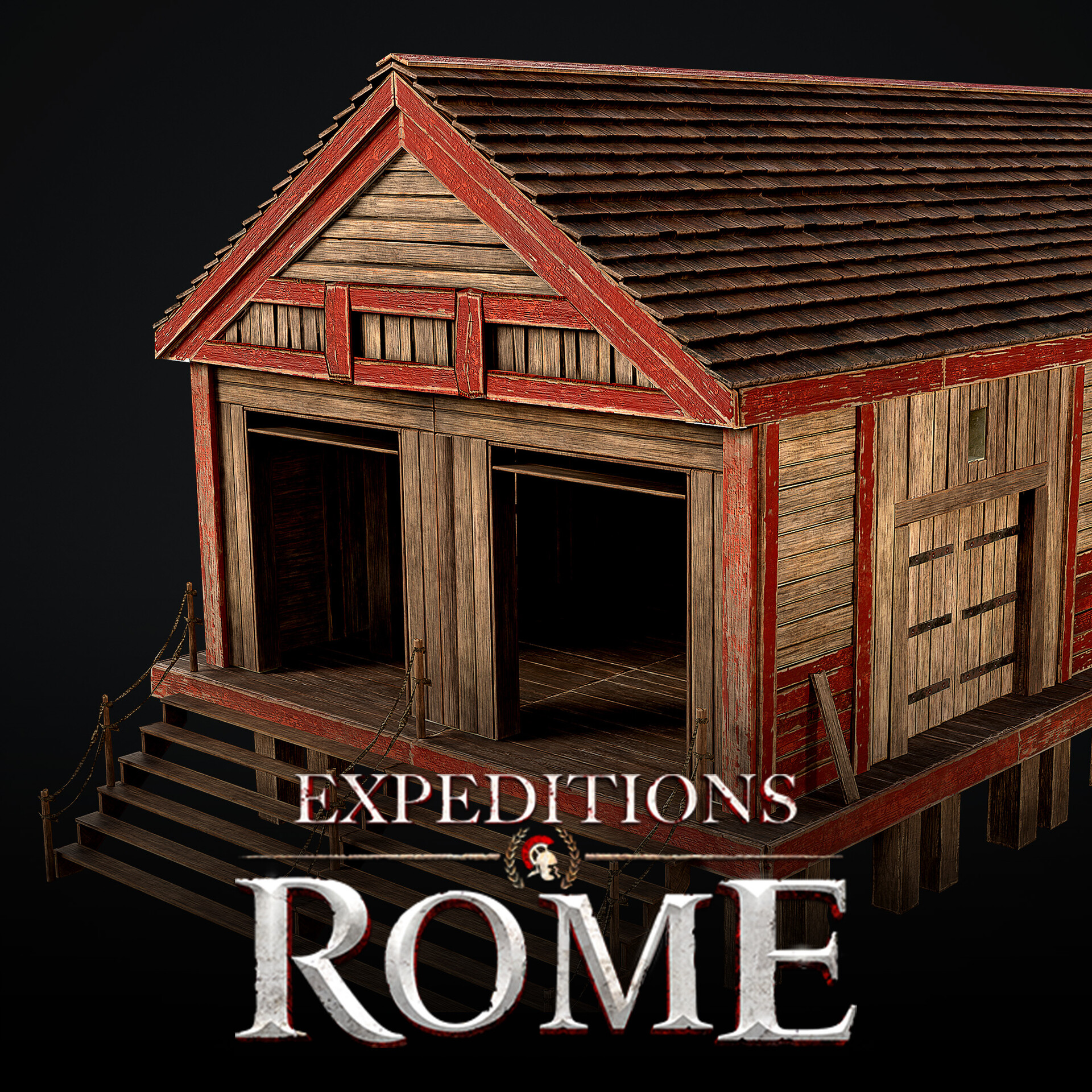 ArtStation - Expeditions: Rome | Roman War Camp - Stockpile, Depot ...